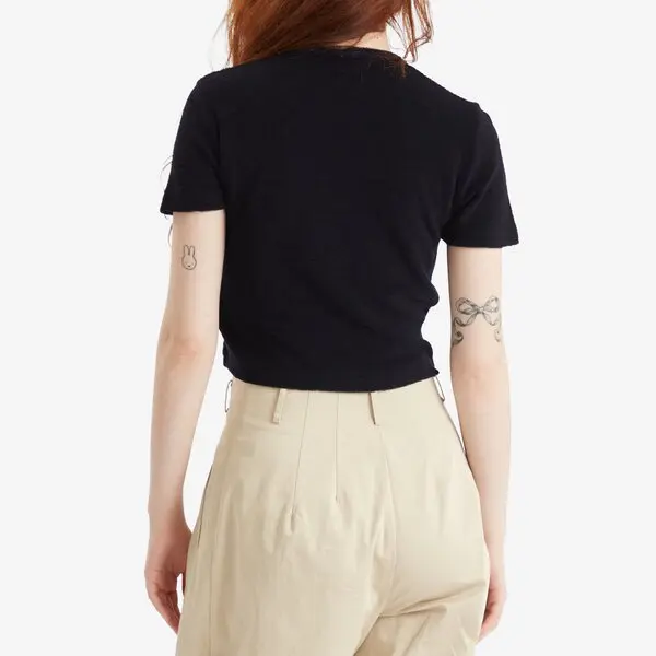Auralee Washable Wool Pile T-shirt