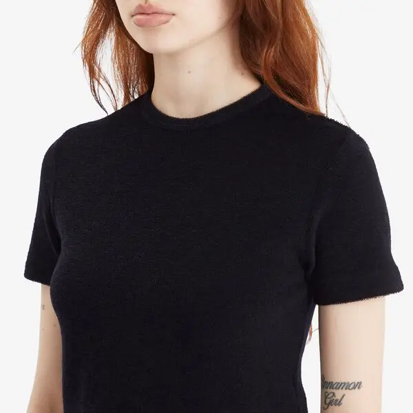 Auralee Washable Wool Pile T-shirt