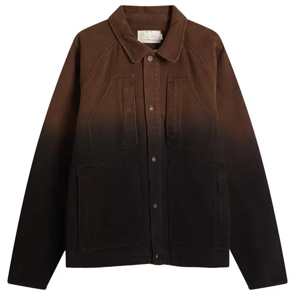 DIME Dipped Chore Jacket - Brown