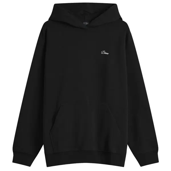DIME Cursive Logo Hoodie - Black