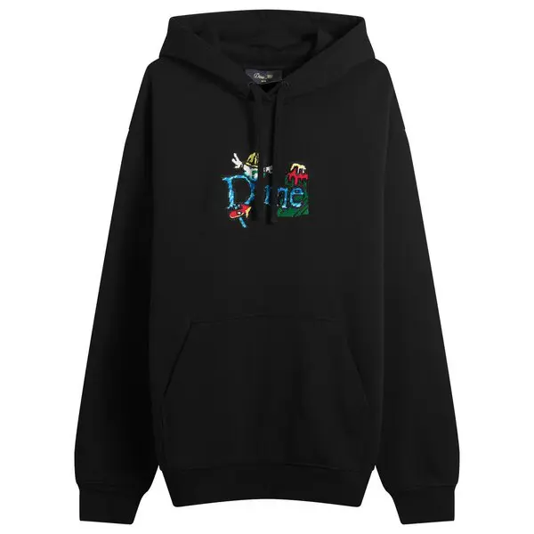 DIME Classic Fuzzy Hoodie - Black