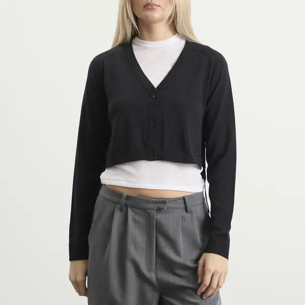 STEL Side Tie V Neck Jumper