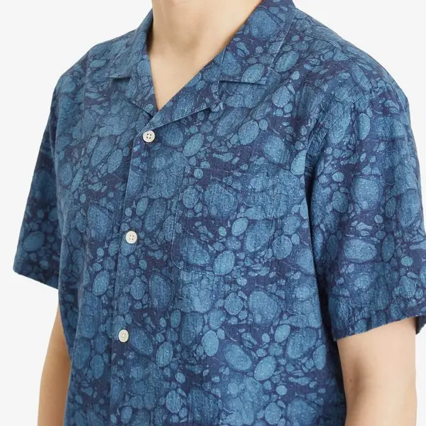 KESTIN Crammond Marble Print Shirt