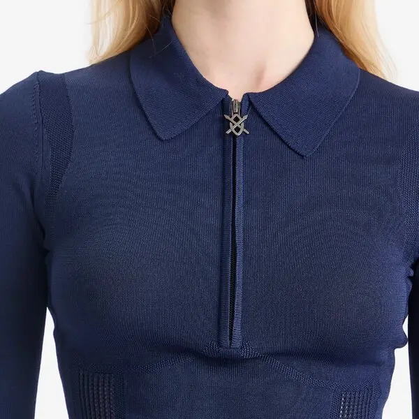 DAILY PAPER Zip Knit Polo