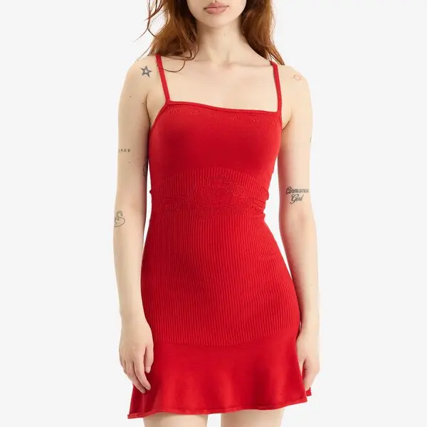 PEACHY DEN Marie Knit Mini Dress - Jam
