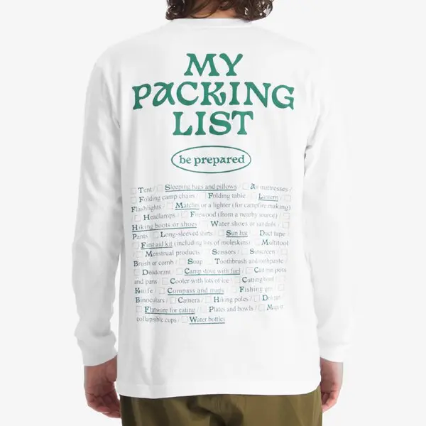 MANASTASH Long Sleeve Be Prepared T-shirt