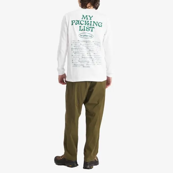 MANASTASH Long Sleeve Be Prepared T-shirt