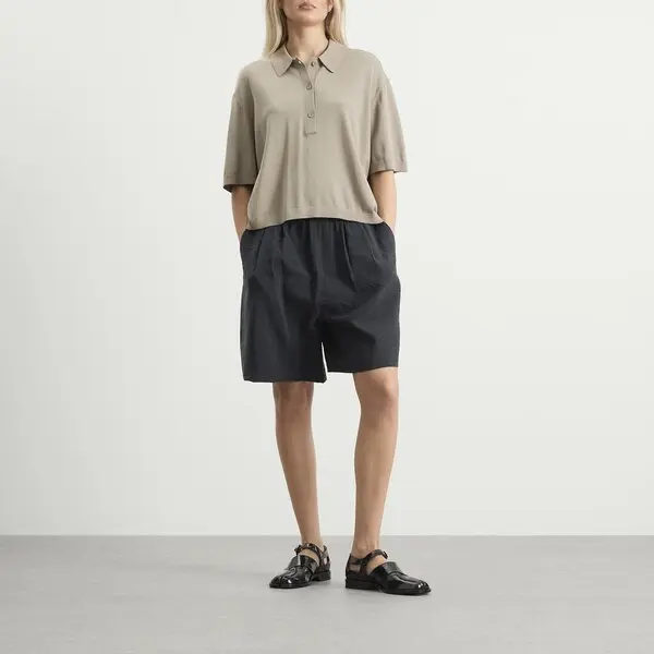STEL Knit Polo Top