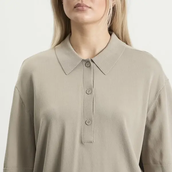 STEL Knit Polo Top
