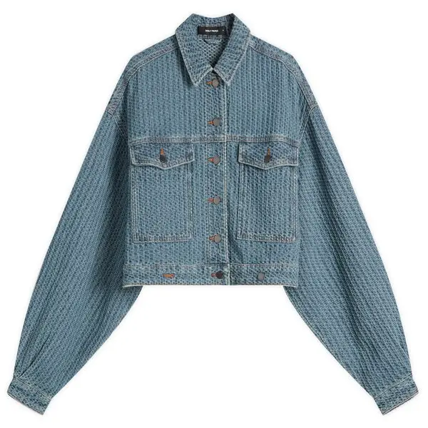 DAILY PAPER Relaxed Denim Jacket - Light Blue