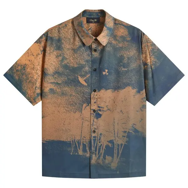 DIME Day Off Short Sleeve Shirt - Peach