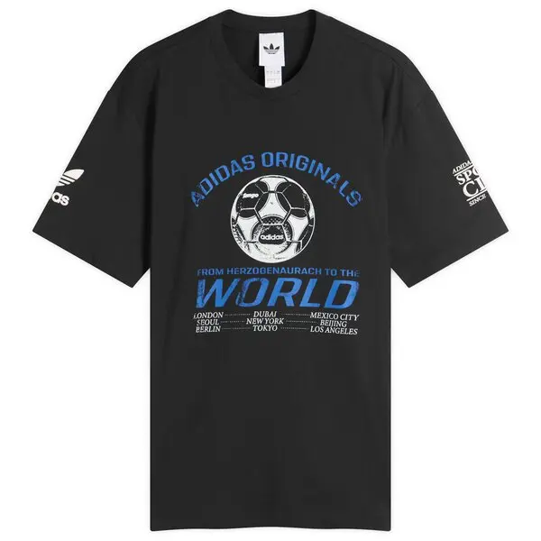 Adidas 90s Football T-shirt - Black