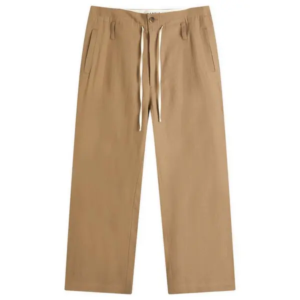 MERELY MADE Wide String Pants - Brown