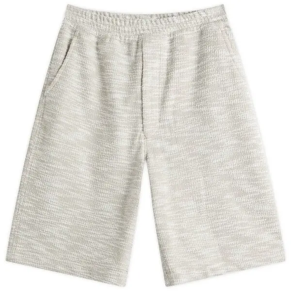 MERELY MADE Jacquard Wide Shorts - Beige