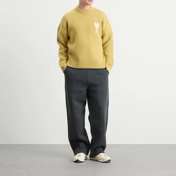 AMI Paris Brushed Fleece Big Adc Jogger