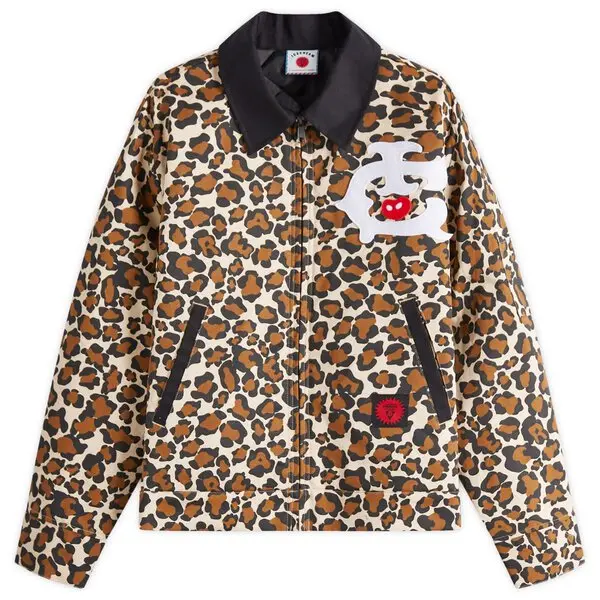 ICECREAM Work Jacket - Leopard Print