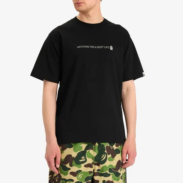 A BATHING APE Reflector Industrial Logo Tee