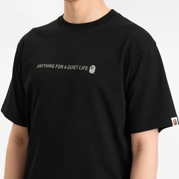A BATHING APE Reflector Industrial Logo Tee