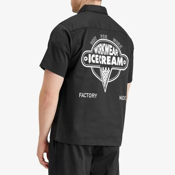 ICECREAM Quarter Zip Work Shirt