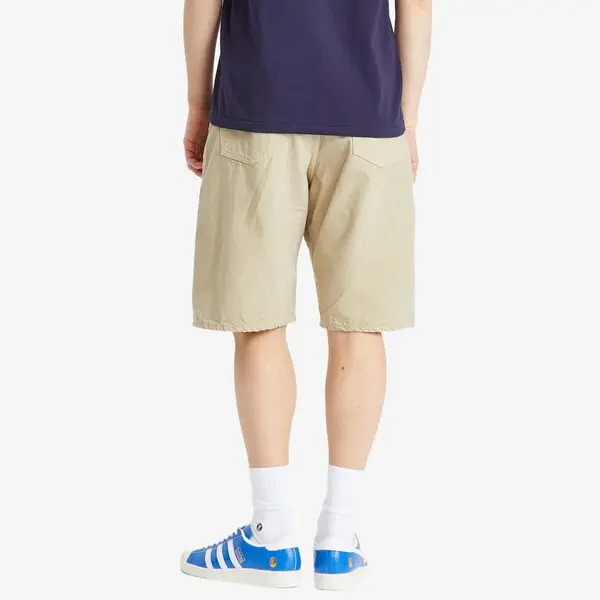 A BATHING APE Garment Dyed Shark Denim Shorts