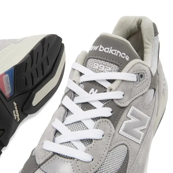 NEW BALANCE 992 " Silver" Made In Usa - Grey