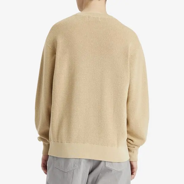 A BATHING APE College Waffle Crewneck Sweater