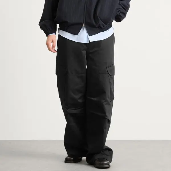Acne Studios Patsono Heavy Cotton Satin Trouser