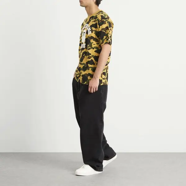 A BATHING APE 1st Camo College Tee - Yellow