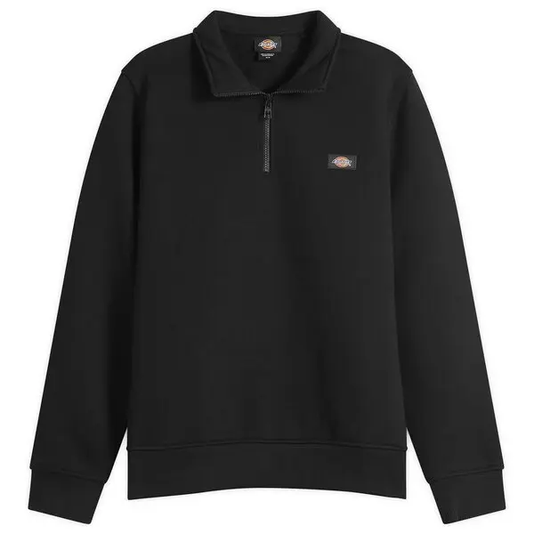 Dickies Oakport Quarter Zip Sweatshirt - Black