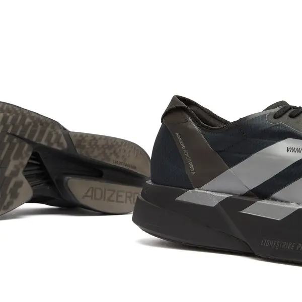 Adidas Adizero Adios Pro 4 Athletic Sneakers - Black