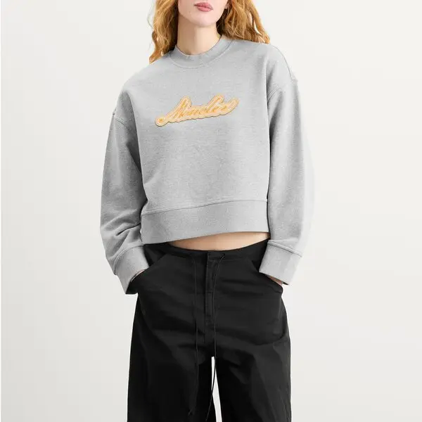 Moncler Logo Sweatshirt - Light Grey