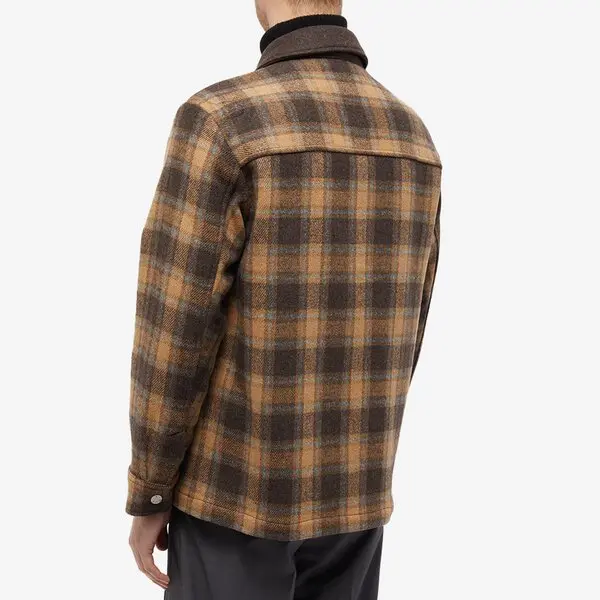 A.p.c. New Emile Check Wool Work Jacket