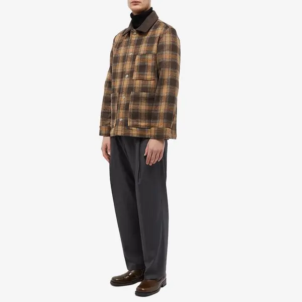 A.p.c. New Emile Check Wool Work Jacket