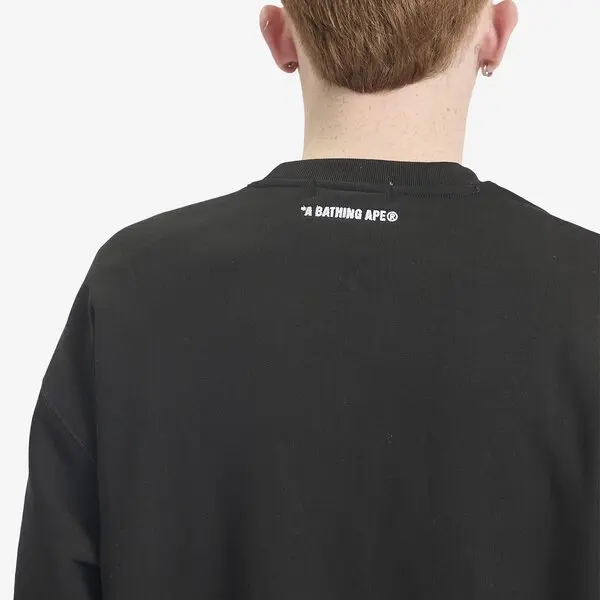 A BATHING APE Abc Camo Ape Head Relaxed Fit Crew Sweatshirt