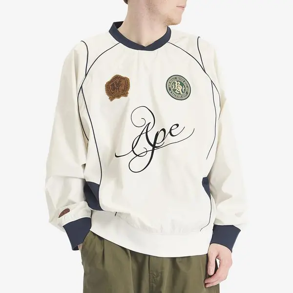 A BATHING APE Multi Logo Relaxed Fit Pullover
