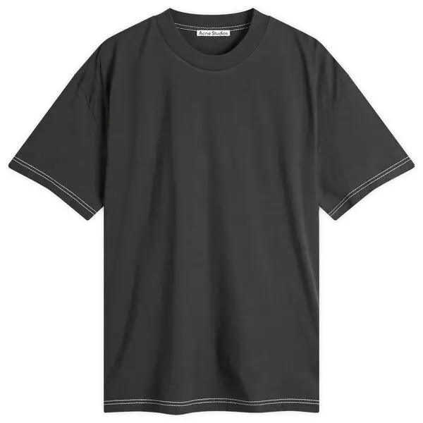 Acne Studios Eresa U Autograph Logo T-shirt - Faded Black