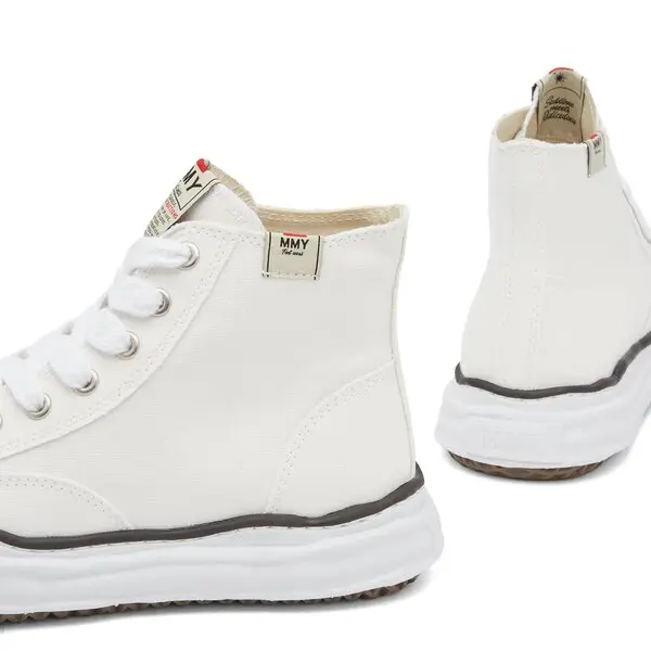 Mihara Yasuhiro Peterson Original Sole Canvas Hi Sneaker - White