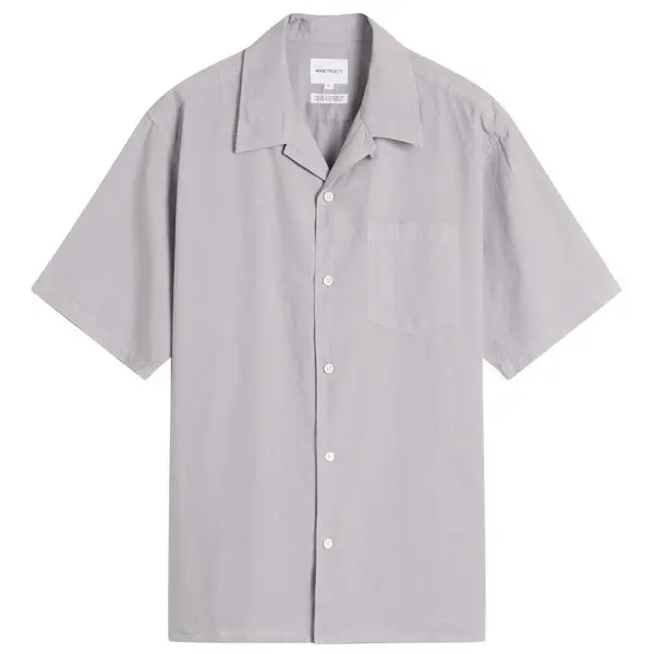 Norse Projects Carsten Cotton Tencel Shirt - Crocus Purple