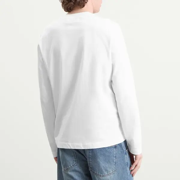 AMI Paris Red Adc Classic Long Sleeve T-shirt