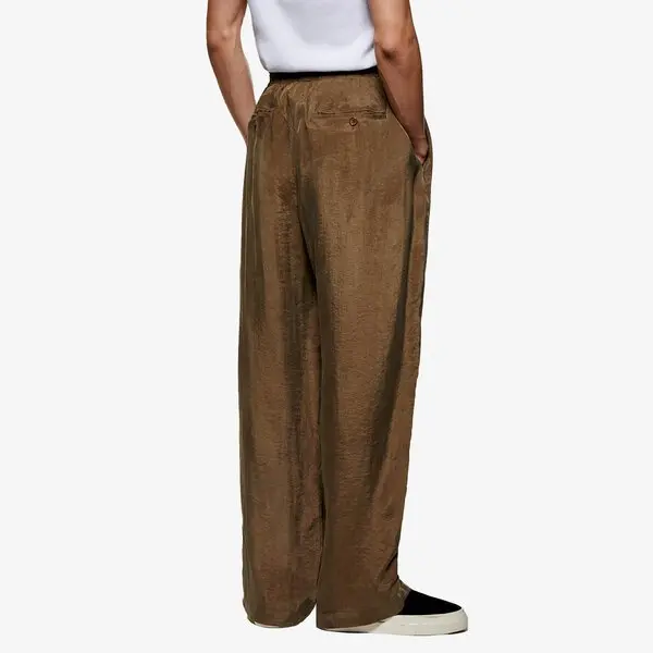 MKI MIYUKI ZOKU Sandwash Cupro Wide Leg Trousers