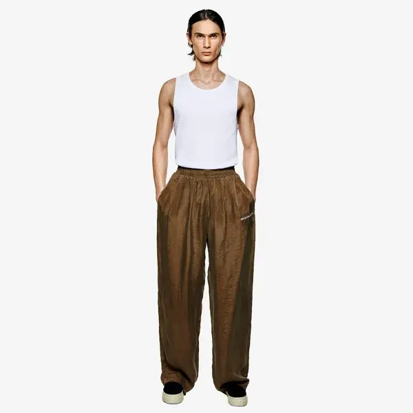 MKI MIYUKI ZOKU Sandwash Cupro Wide Leg Trousers