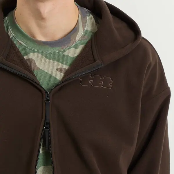 TTT MSW Polartec Logo Fleece Hooded Jacket