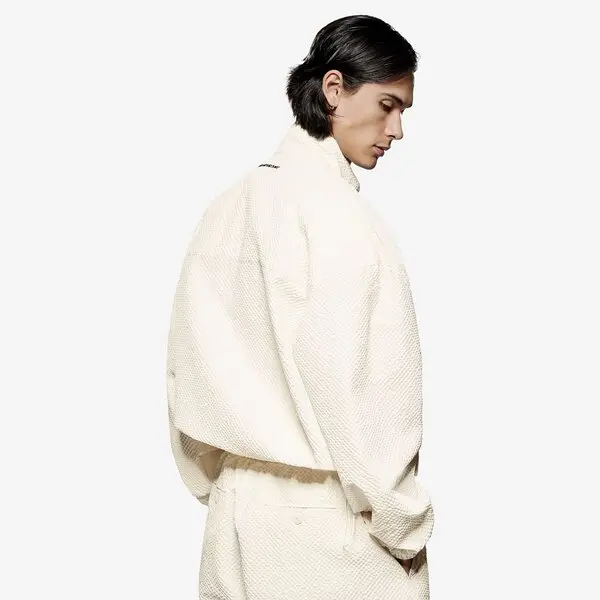 MKI MIYUKI ZOKU Seersucker Quarter Zip