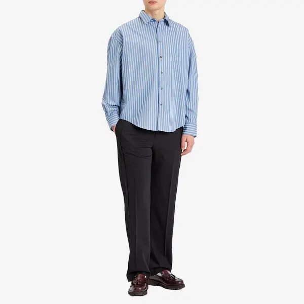 AMI Paris Contrasted Straight Pant