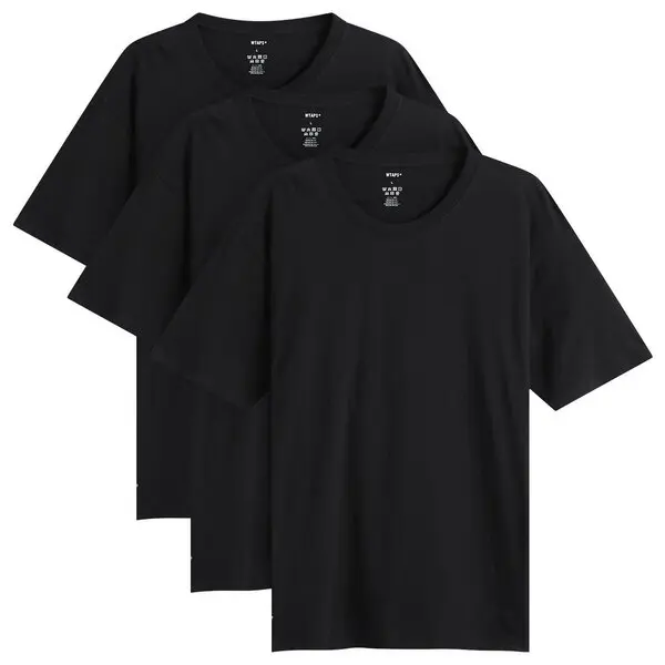 WTAPS Skivvies 3-pack Tee - Black