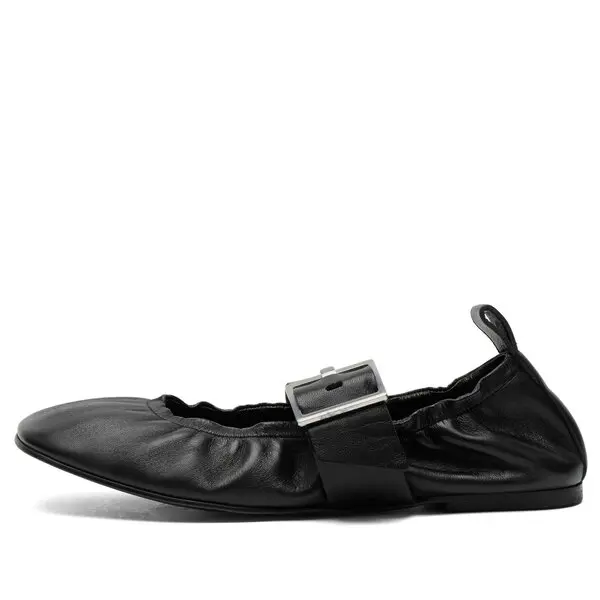 ALOHAS Sarea Leather Ballet Flat - Black