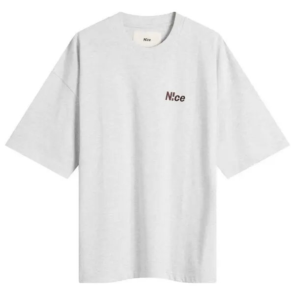 N!CE Embroidered Logo T-shirt