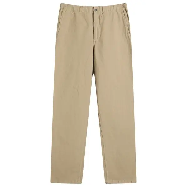 Norse Projects Ezra Relaxed Cotton Linen Trousers - Clay