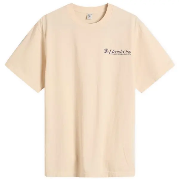 SPORTY & RICH Lion Health T-shirt - Cream