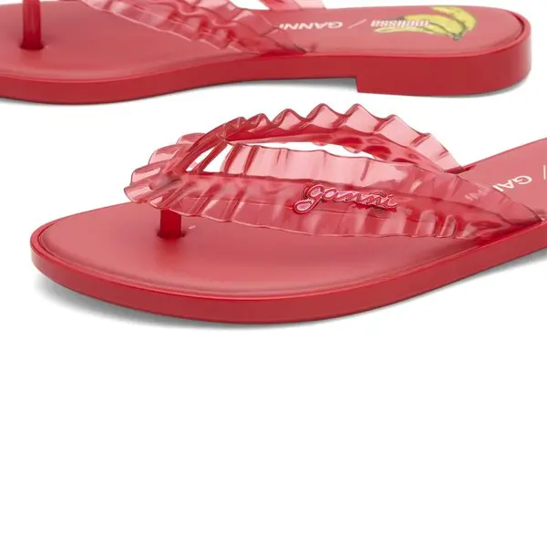 Melissa X Ganni Thong Flip Flops